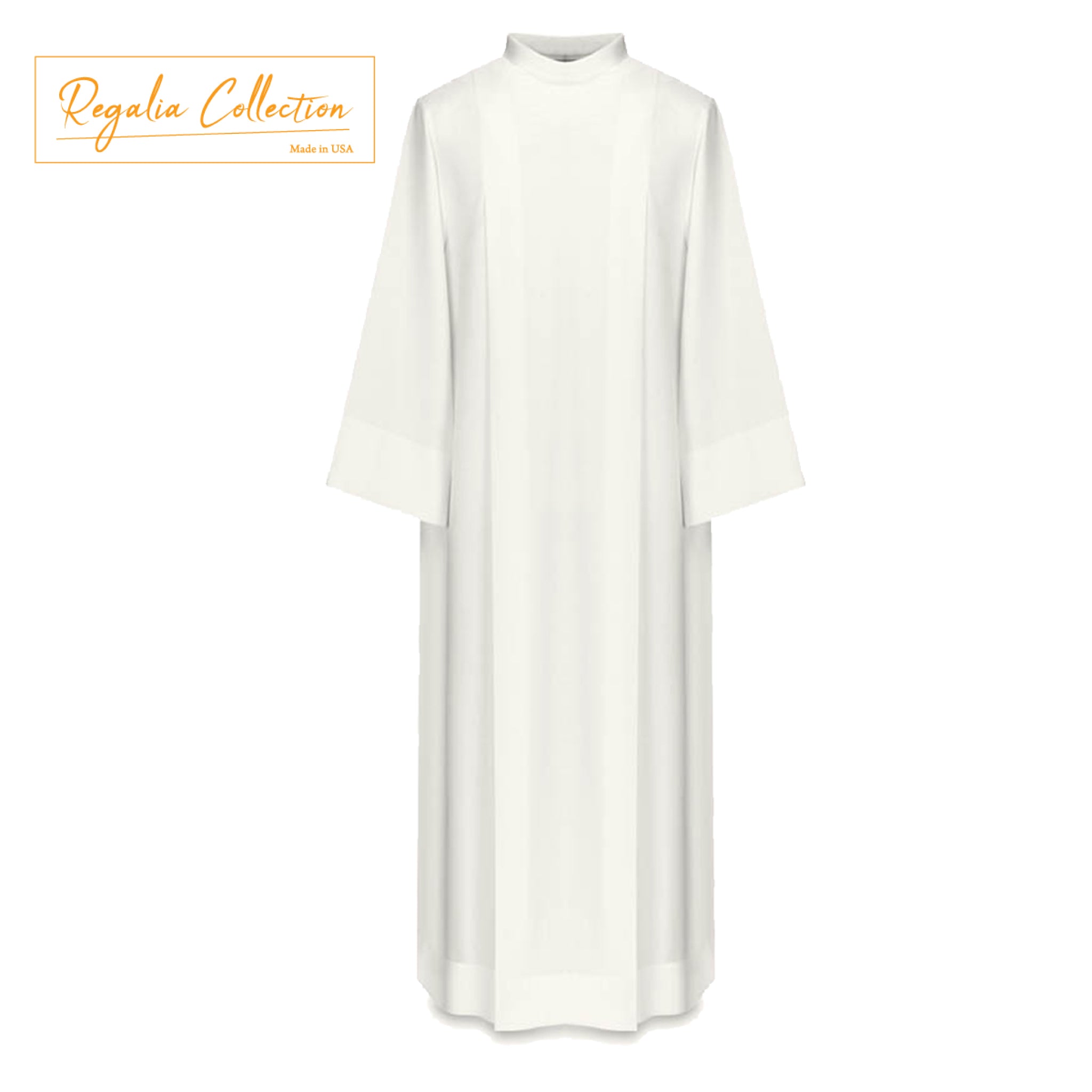 Clergy Slip Over Alb With Zipper On The Shoulder Ecru – The Clergy Store